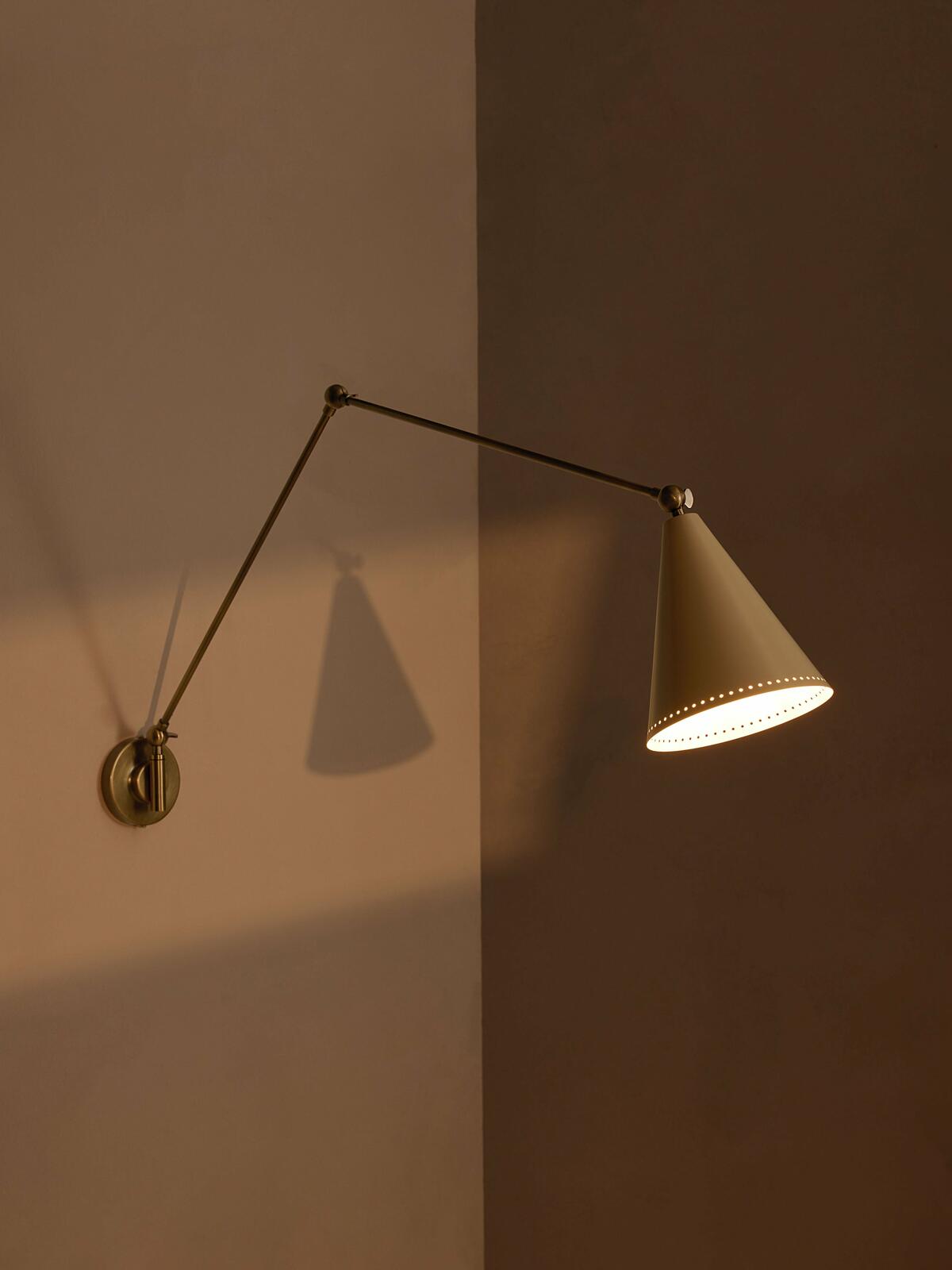 Vincent Wall Light, Cream Shade - Soho Home