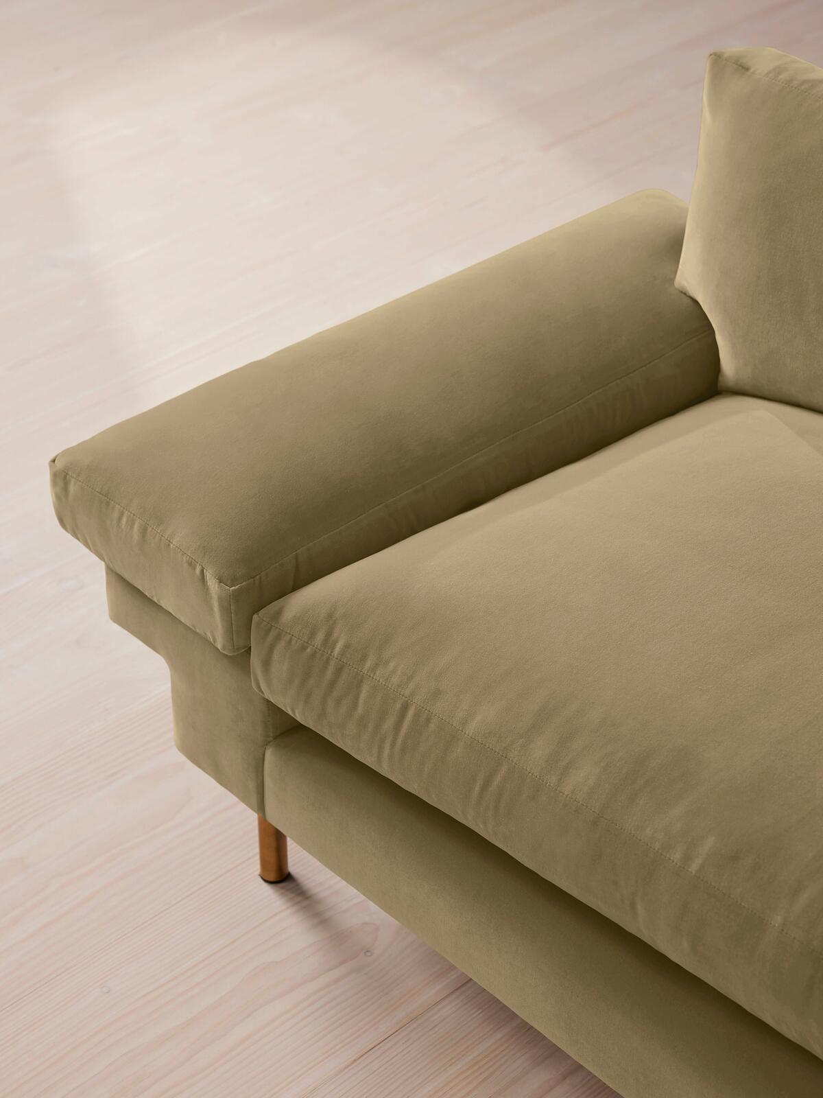 Bristol Sofa, Velvet, Lichen - Soho Home