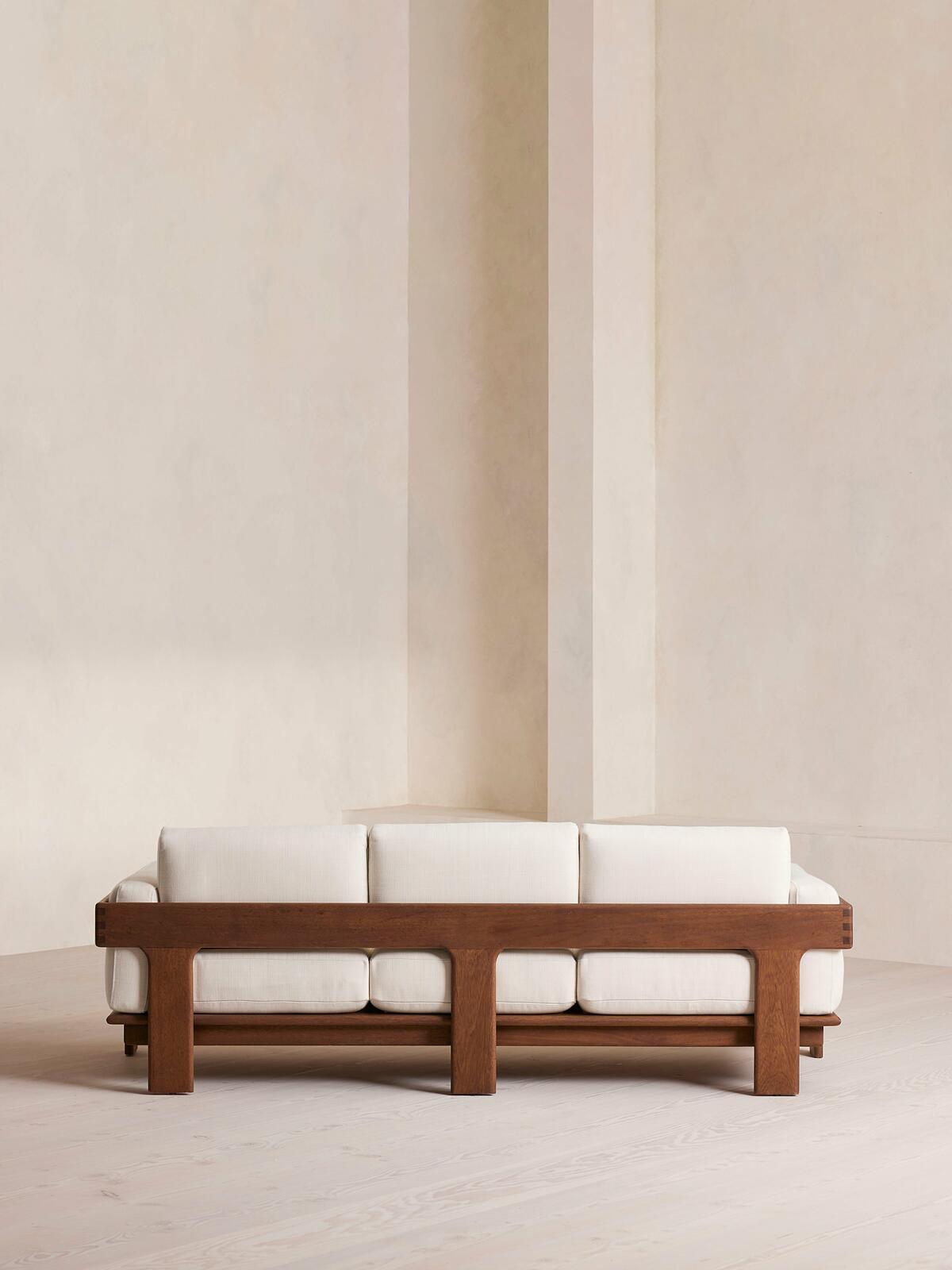 Marcia Sofa, Textured Weave, Natural - Soho Home