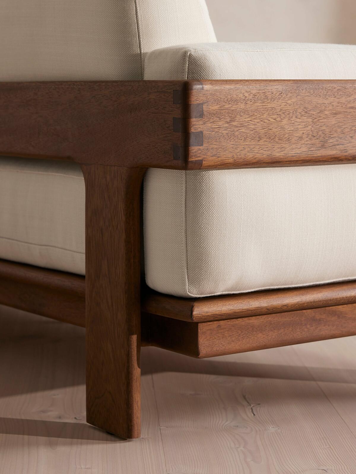 Marcia Sofa, Textured Weave, Natural - Soho Home