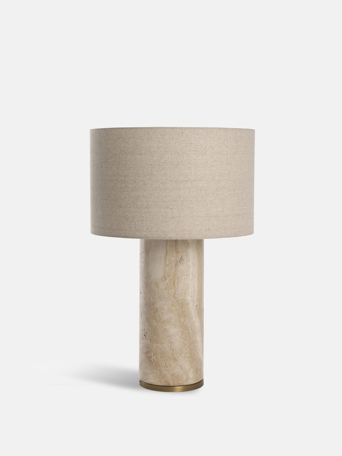 Remi Stone Table Lamp, Large, US - Soho Home