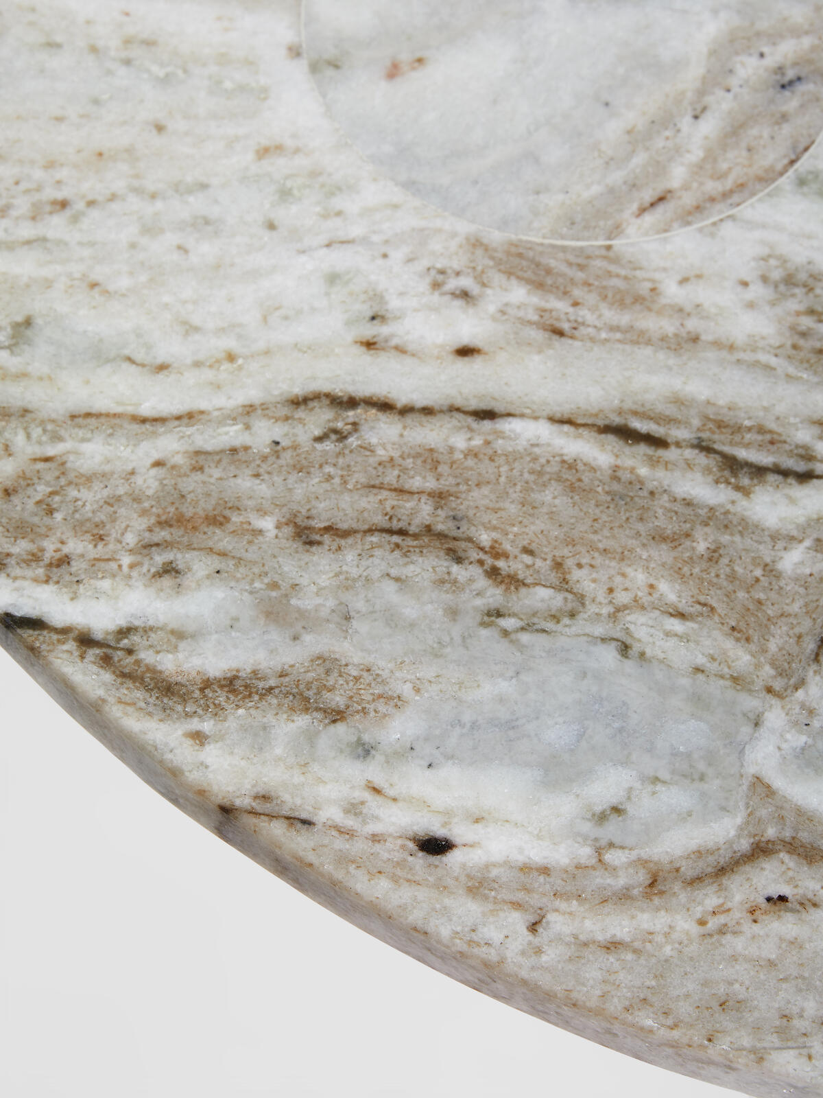 Tisbury Coffee Table, Terra Bianca Marble - Soho Home