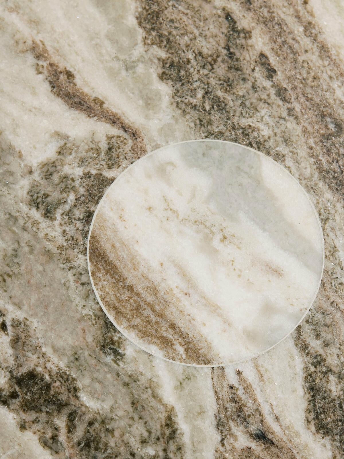 Tisbury Coffee Table, Dark Terra Bianca Marble - Soho Home