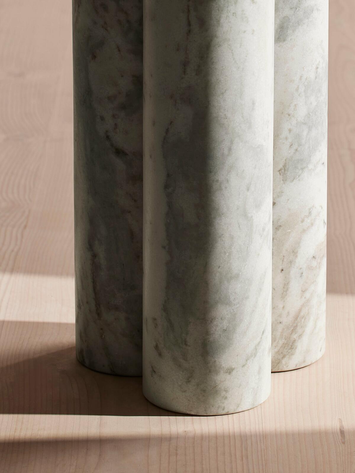 Tisbury Side Table, Terra Bianca Marble - Soho Home