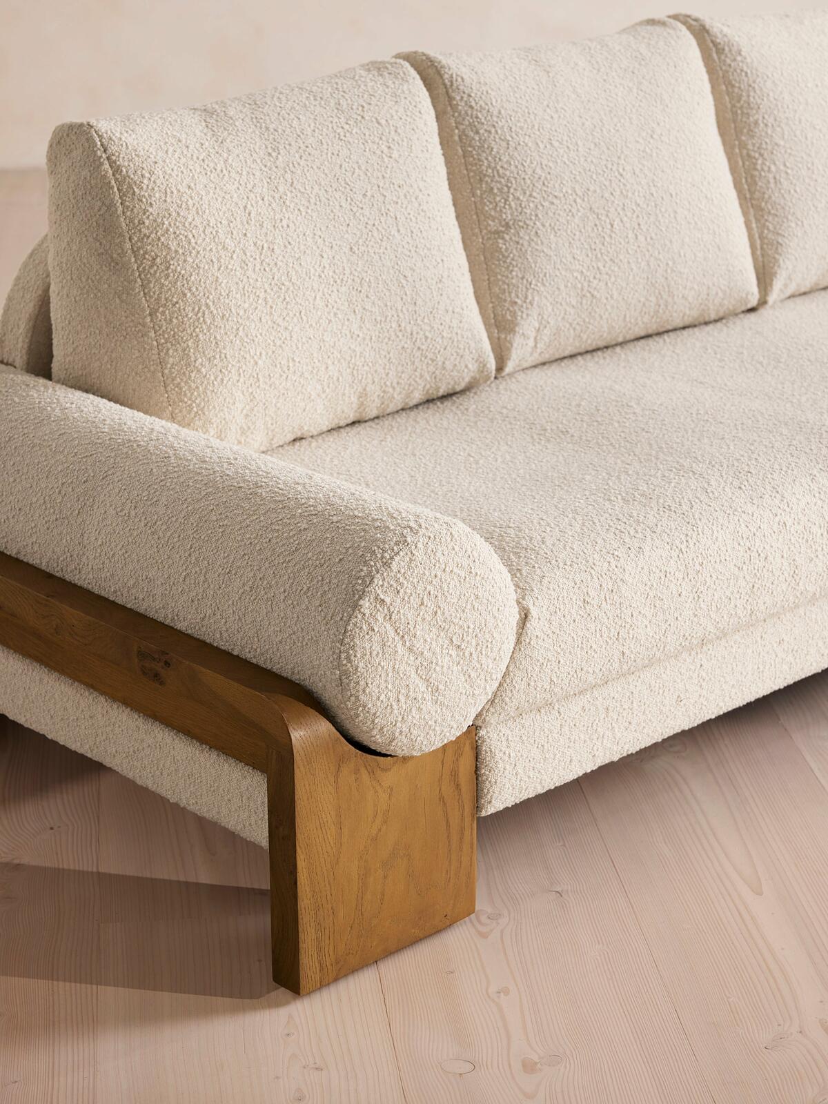 Olivier Sofa, Boucle, Sand - Soho Home
