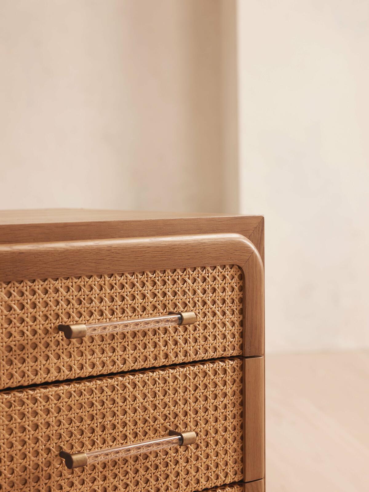 Oscar Cane & Oak Sideboard - Soho Home