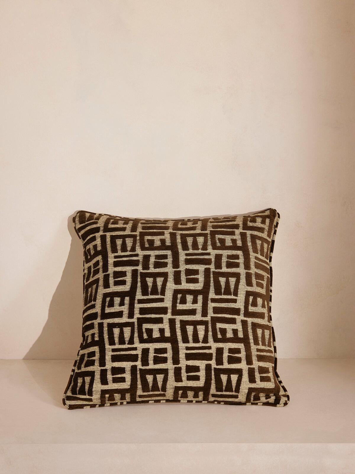 Pierre Frey Tsomba Cushion, Cocoa - Soho Home