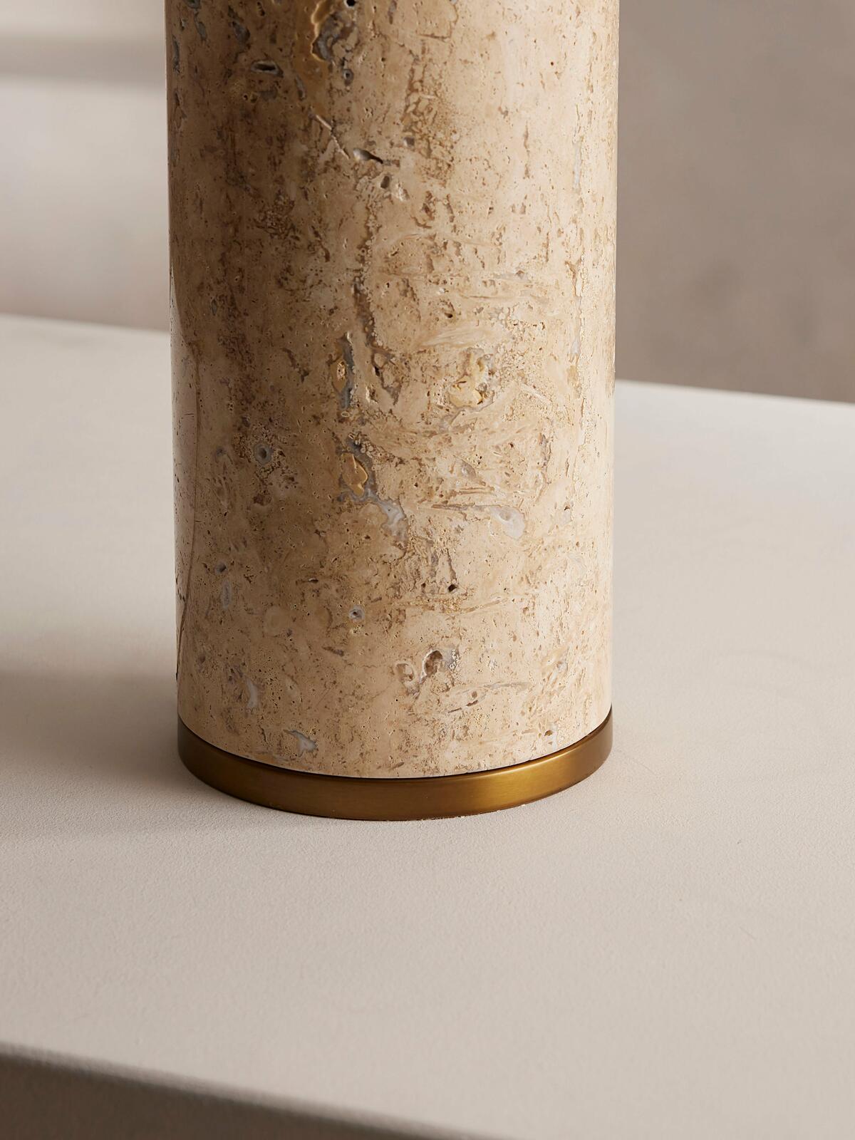 Remi Stone Table Lamp, Large - Soho Home