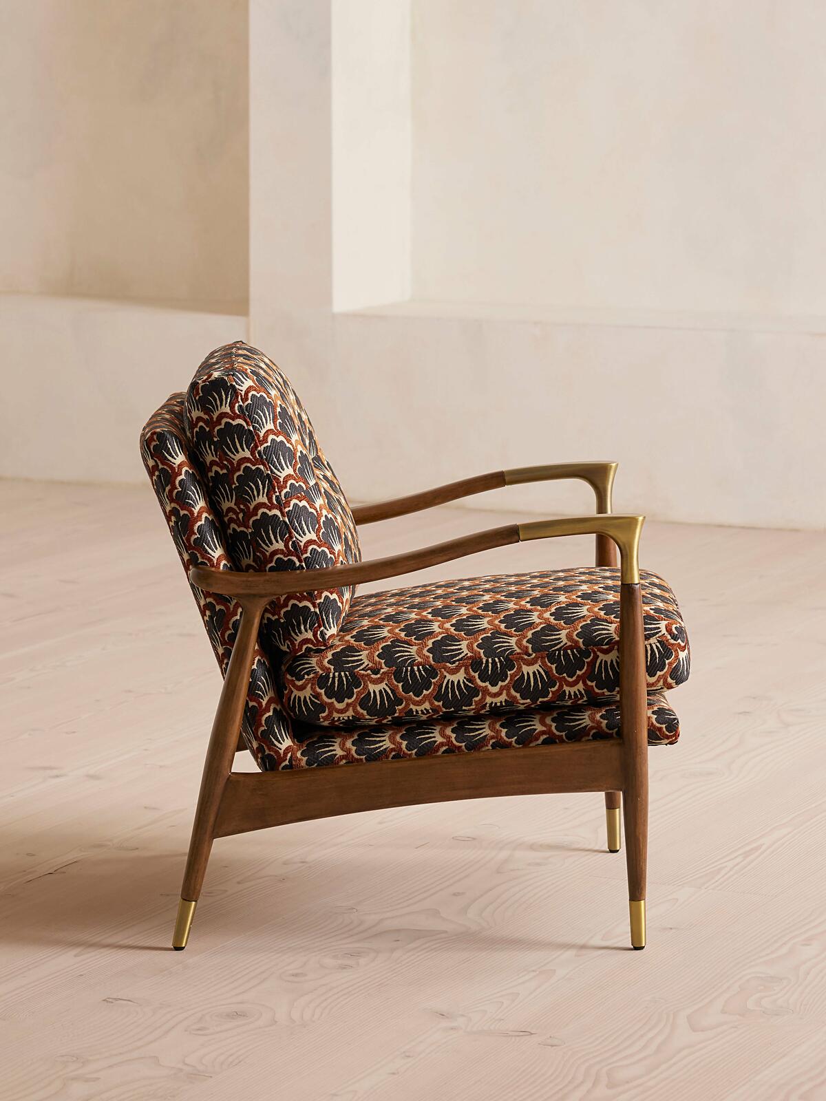 Theodore Armchair, Pierre Frey, Bosquet - Soho Home