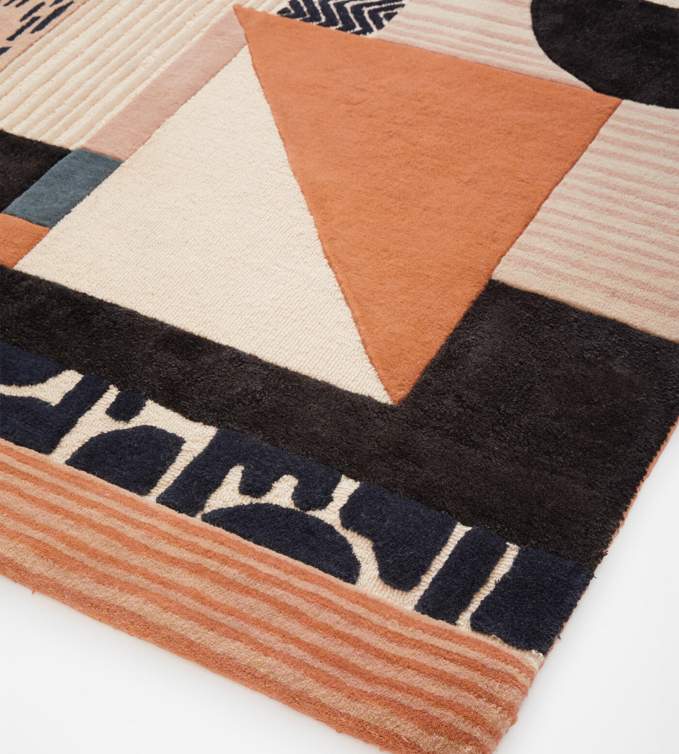 Aron Rug, Navy, 170 x 240cm - Soho Home