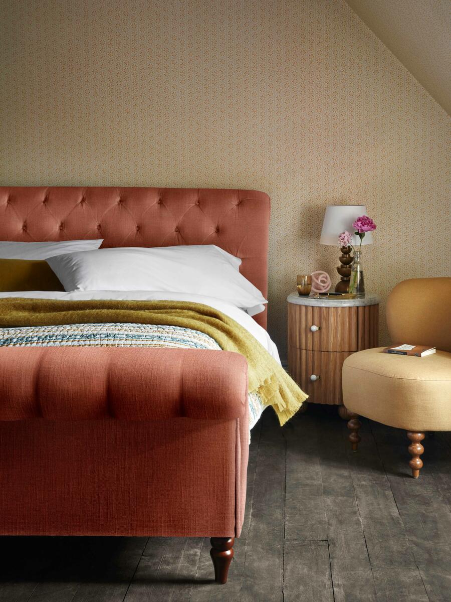 Belsa Bed - Queen, Tangerine US - Soho Home