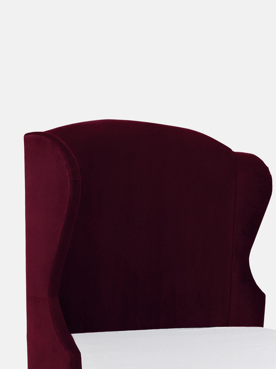 Rivas Bed, Cal King, Velvet Currant - Soho Home