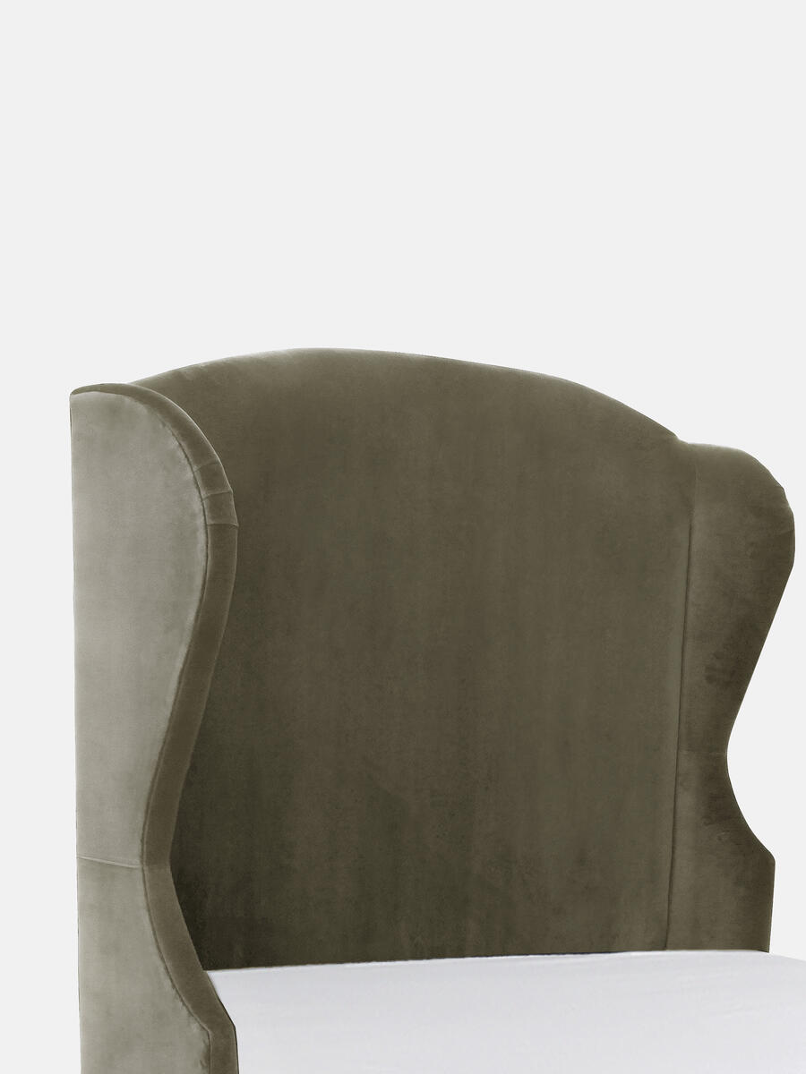 Rivas Bed, Super King, Velvet Lichen - Soho Home