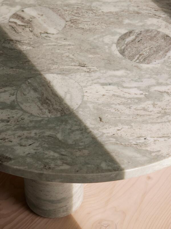 Tisbury Coffee Table, Terra Bianca Marble - Soho Home