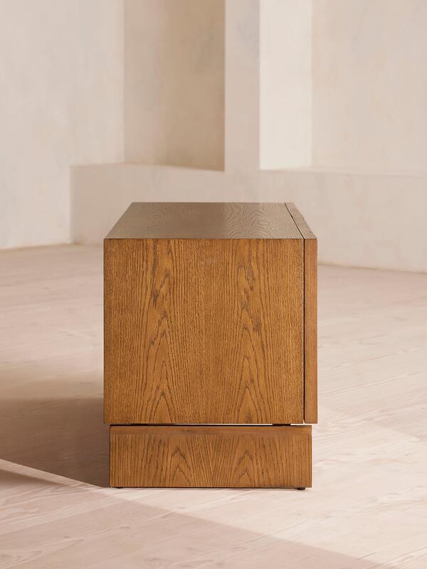 Marcel Media Unit, Medium Oak - Soho Home