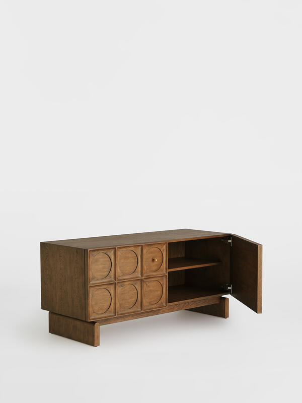 Marcel Media Unit, Medium Oak - Soho Home