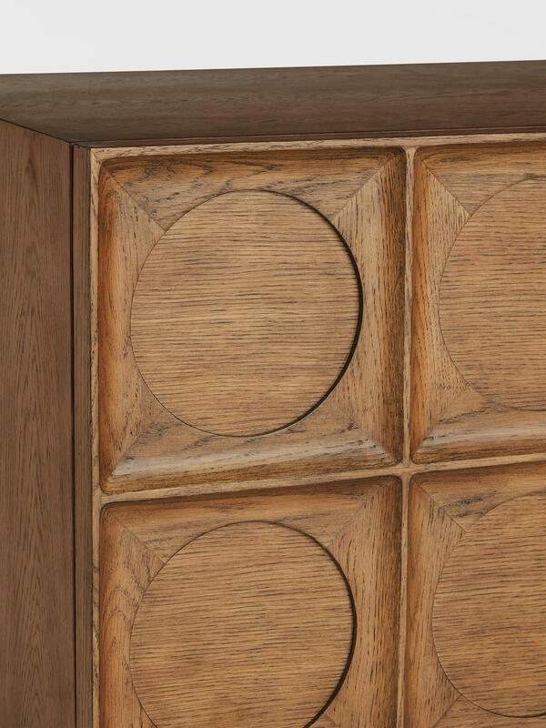Marcel Media Unit, Medium Oak - Soho Home