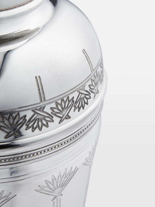 Rochester Engraved Silver Cocktail Shaker - Soho Home