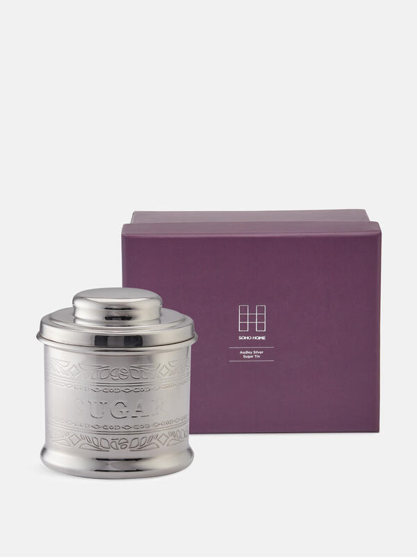 Audley SIlver, Sugar Tin - Soho Home
