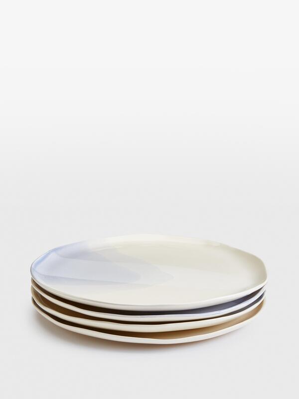Delano Dinner Plate, Blue, Set of Four - Soho Home