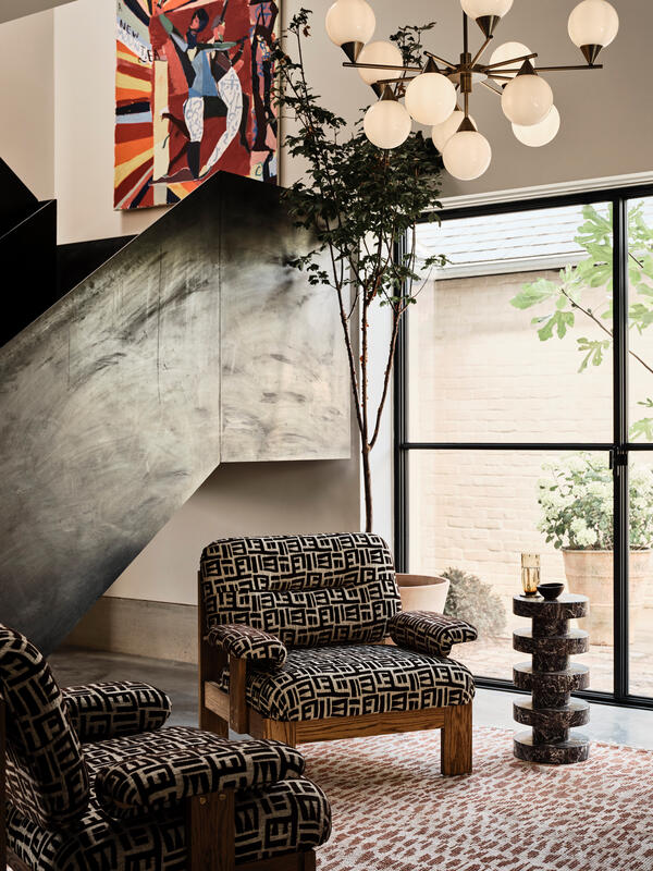 Horton Armchair, Pierre Frey Tsomba, Ecru - Soho Home