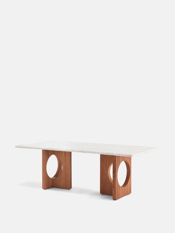 Elliot Dining Table, Carrara Marble - Soho Home