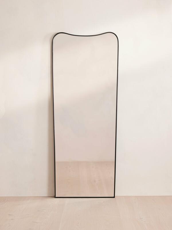 Cooper Mirror, Tall, Blackened Brass - Soho Home