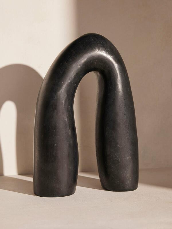 Anderson Marble Décor Arch, Black - Soho Home