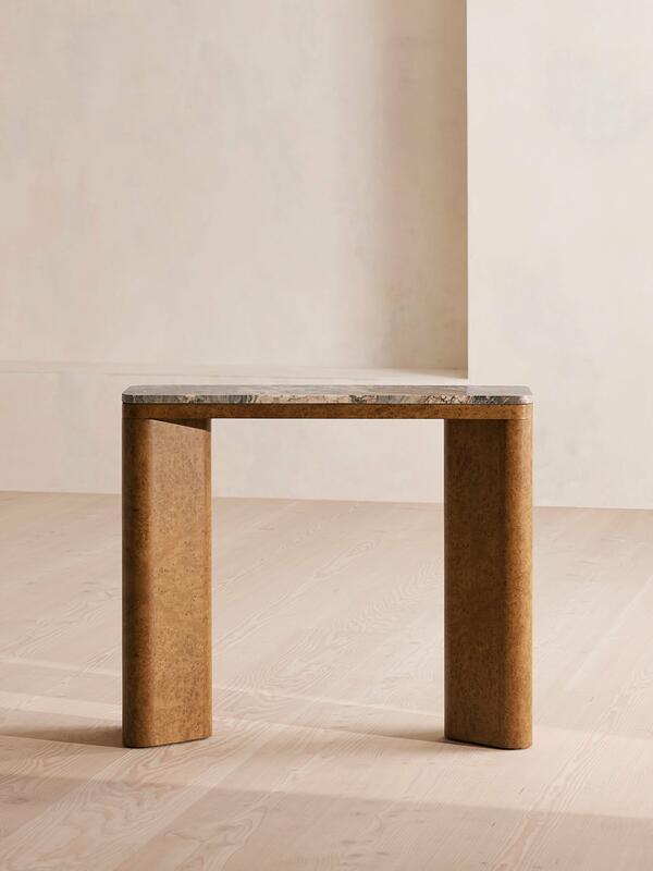Tiber Console Table, Brazilian Quartzite - Soho Home