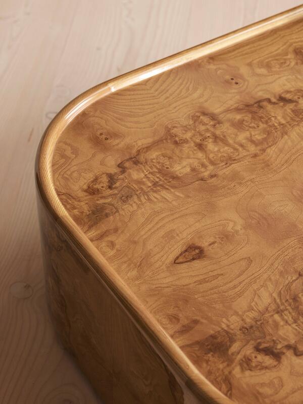 Dawson Coffee Table, Olive Ash Burl - Soho Home