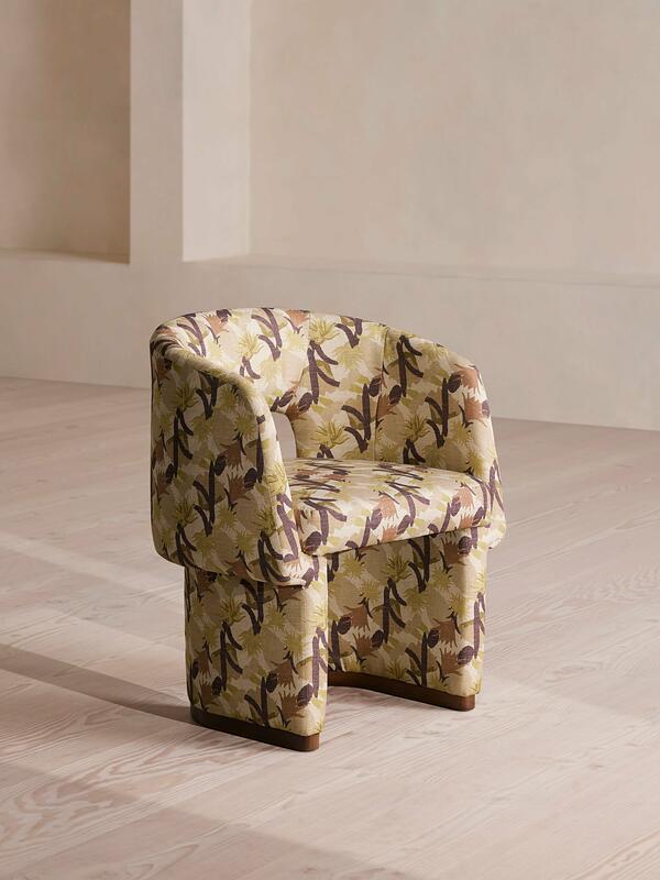 Morrell Outdoor Dining Chair, Cactus Floral, US - Soho Home