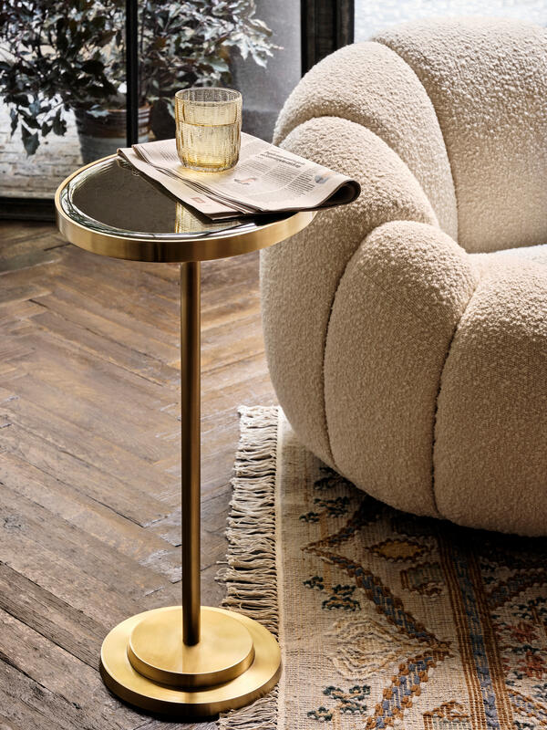 Soho Cinema Side Table | Glass-Topped Side Table | Soho Home