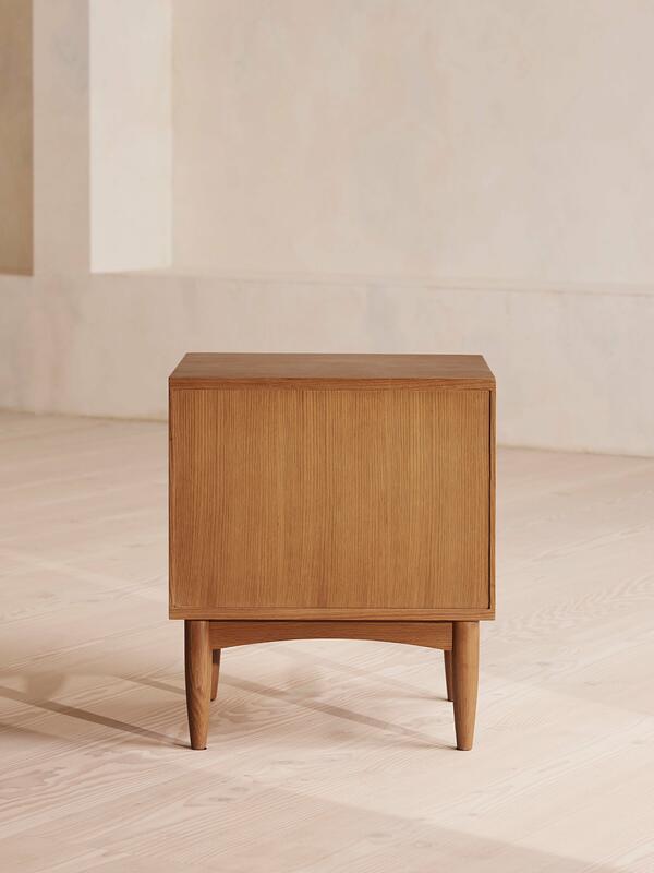 Oscar Cane & Oak Bedside Table - Soho Home