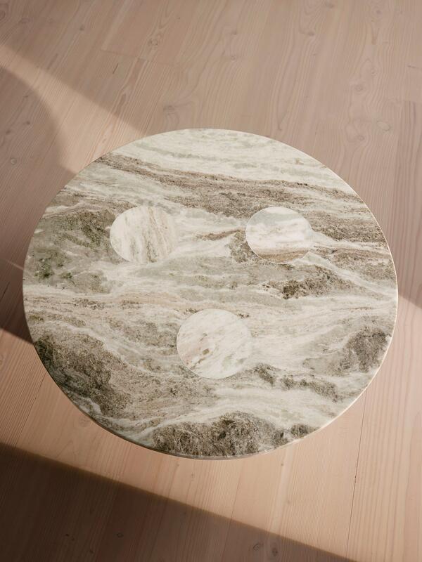 Tisbury Coffee Table, Dark Terra Bianca Marble - Soho Home