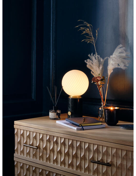 Swirl Table Lamp, Green - Soho Home