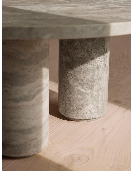Tisbury Coffee Table, Terra Bianca Marble - Soho Home