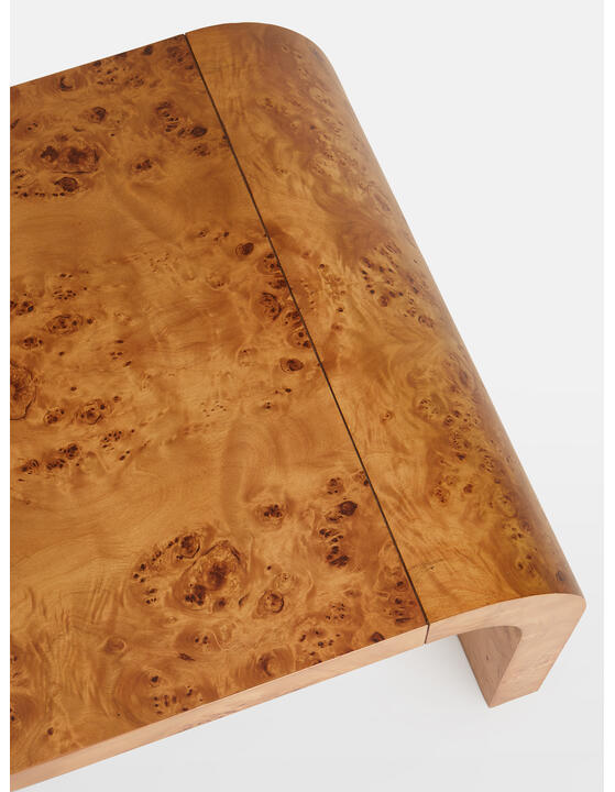 Wallace Coffee Table, Mappa Burl - Soho Home