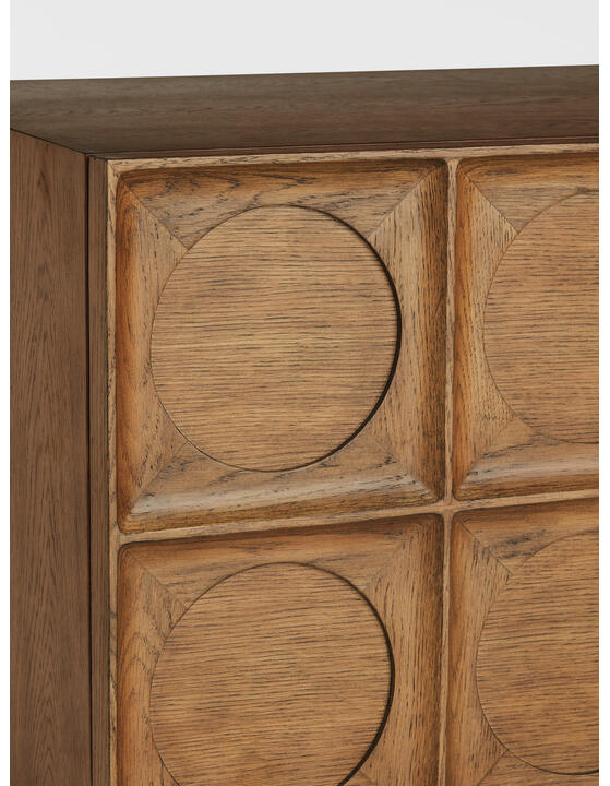 Marcel Media Unit, Medium Oak - Soho Home