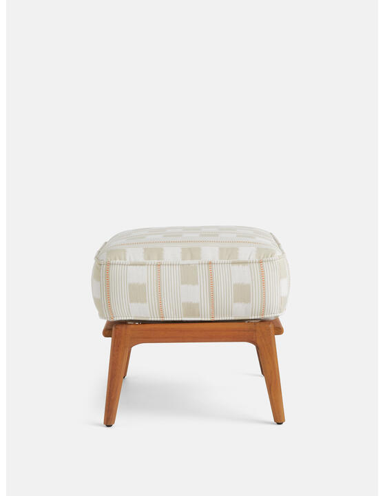 Eleonora Outdoor Footstool, Lost & Found, Latte, US - Soho Home