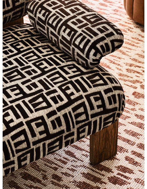 Horton Armchair, Pierre Frey Tsomba, Ecru - Soho Home