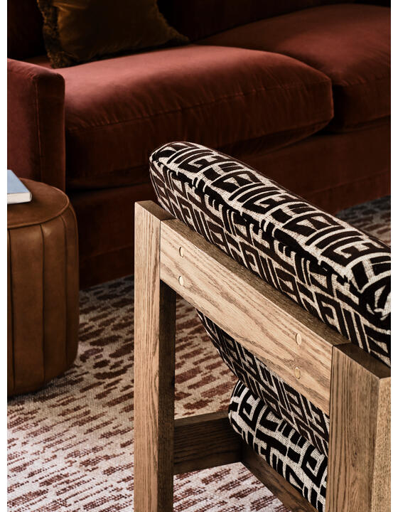 Horton Armchair, Pierre Frey Tsomba, Ecru - Soho Home