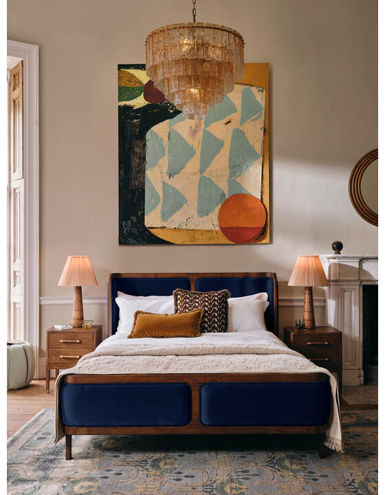 Catherine Rug Navy, 170 x 240cm - Soho Home