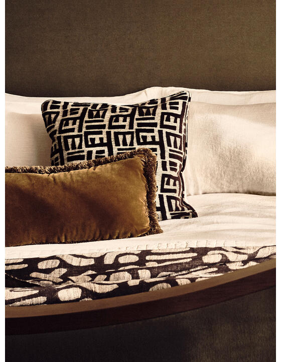Pierre Frey Tsomba Cushion, Cocoa - Soho Home