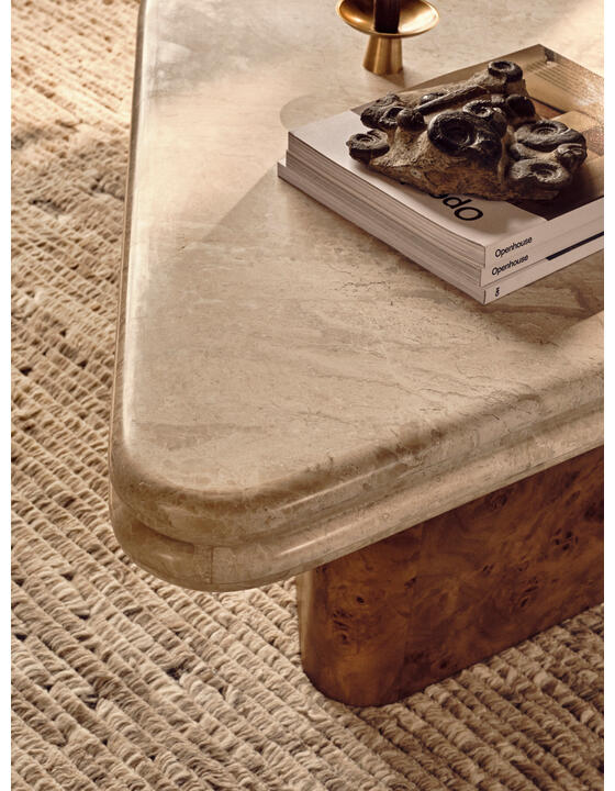 Gia Coffee Table Set, Royal Diana Marble - Soho Home
