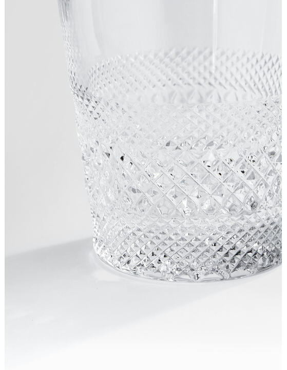 Huxley Cut Crystal Rocks Glass, Set of Four - Soho Home