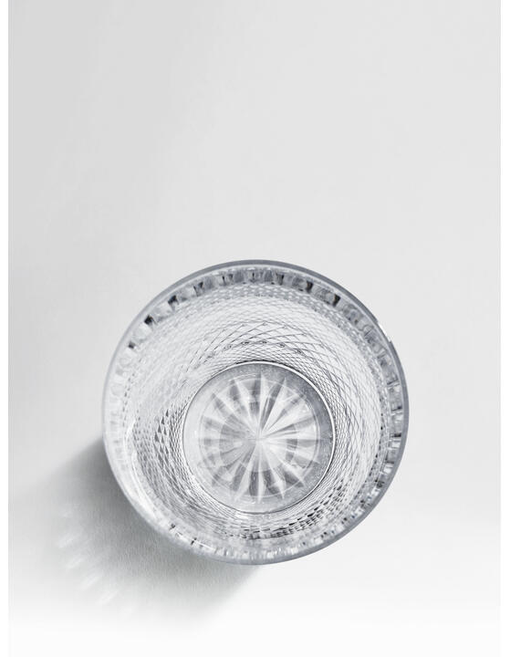 Huxley Cut Crystal Rocks Glass, Set of Four - Soho Home