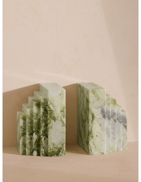 Lola bookends, Green - Soho Home