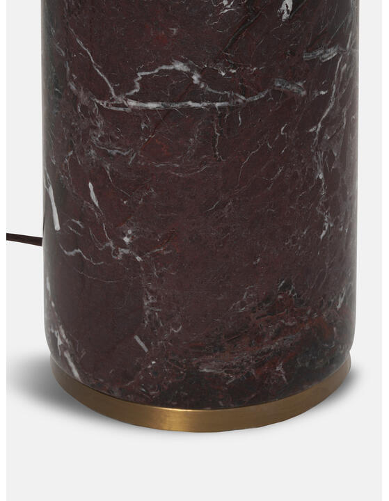 Remi Marble Table Lamp, Red, US - Soho Home