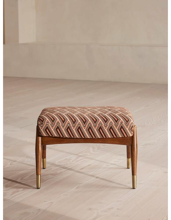 Theodore Footstool, Vende Jacquard - Soho Home