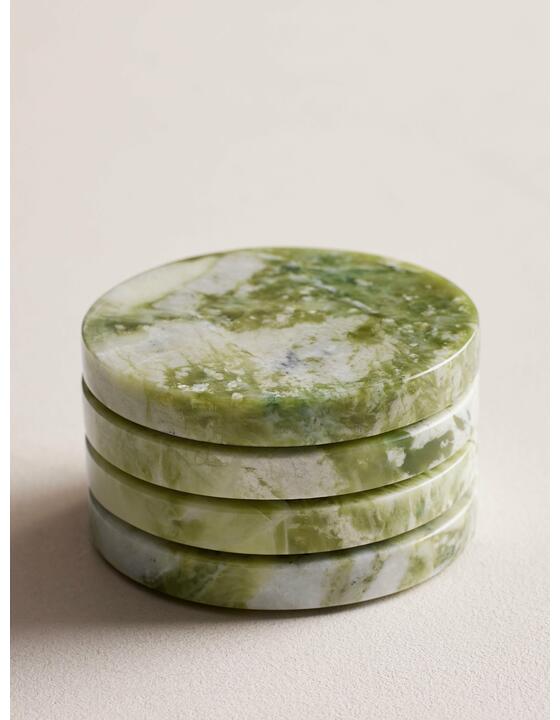 Hanson Coaster, Apple Jade, Set of Four - Soho Home